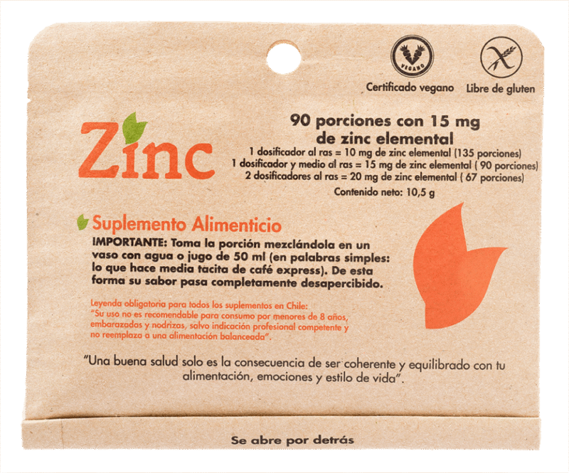 Dulzura natural.. Zinc – Bella Naturaleza